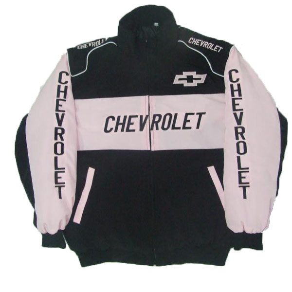 Chevrolet Black & Pink Racing Jacket