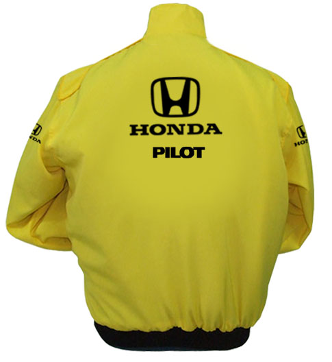 Race Car Jackets. Honda Pilot Racing Jacket Yellow