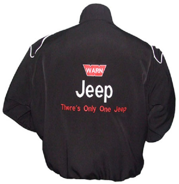 Race Car Jackets. Jeep Racing Jacket Black