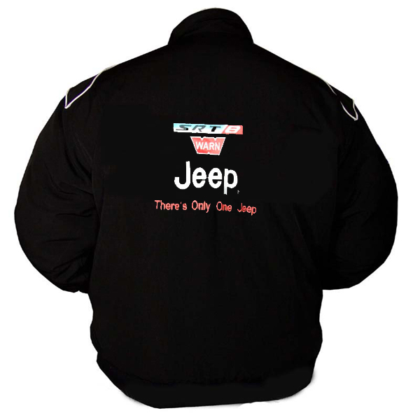 Race Car Jackets. Jeep SRT8 Racing Jacket Black