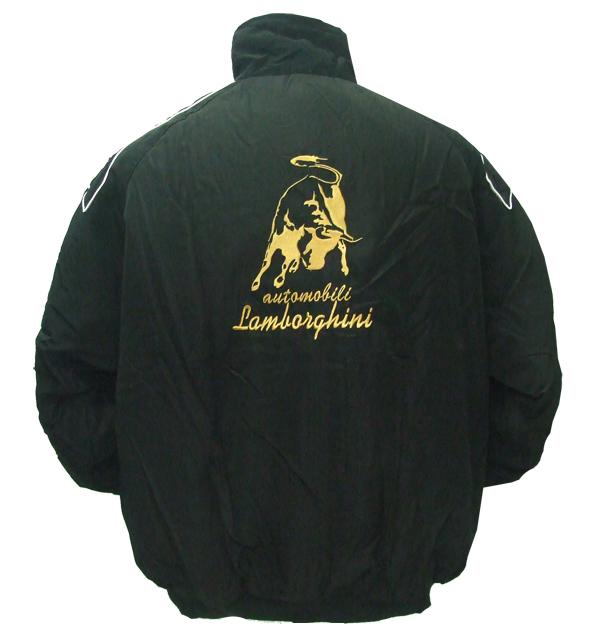 Race Car Jackets. Lamborghini Racing Jacket Black