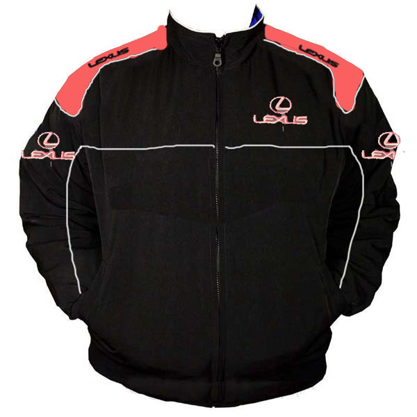 Race Car Jackets. Lexus Racing Jacket Black and Red