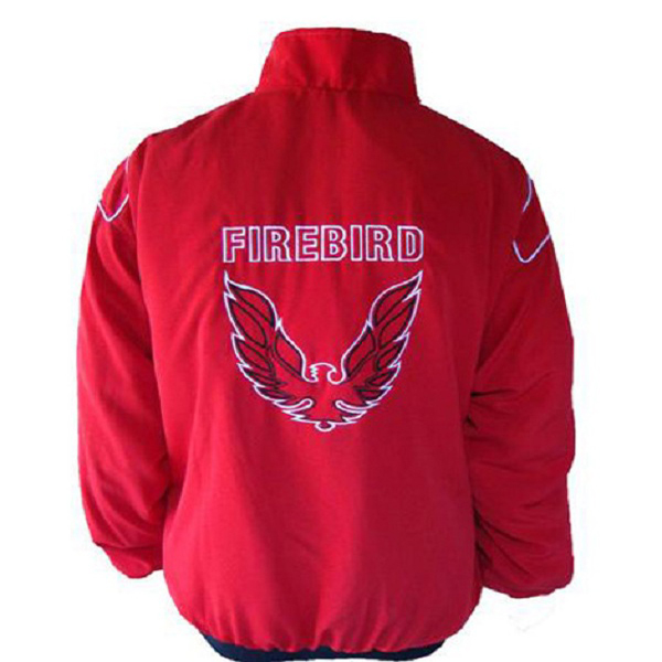 Race Car Jackets. Pontiac Firebird Racing Jacket Red