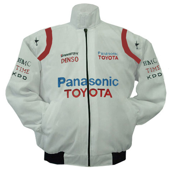 Race Car Jackets. Toyota Panasonic Racing Jacket White
